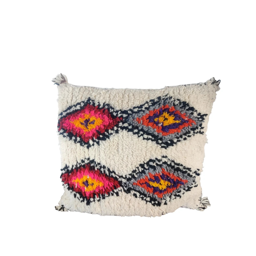 Coussin berbère style Azilal fait main | MAZIR Décoration