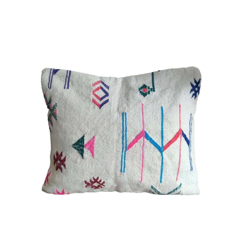 Coussin berbère tissé en laine | MAZIR Décoration
