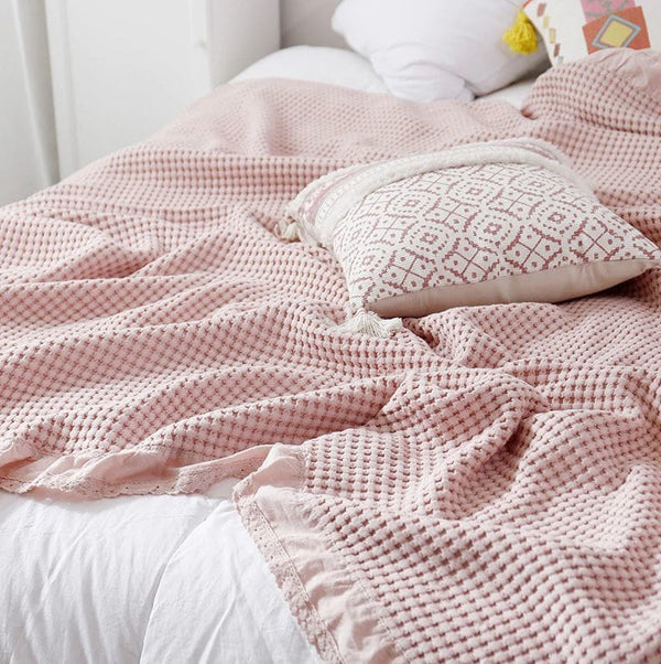 Plaid de Lit en coton doux | MAZIR