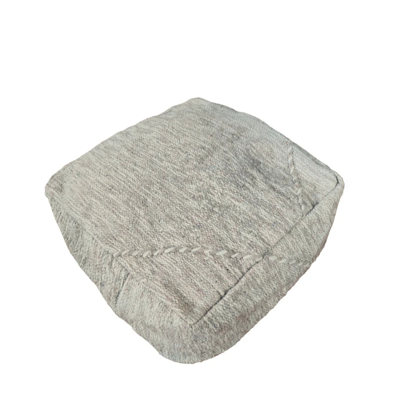 Pouf berbère beige style Zanafi | MAZIR Décoration