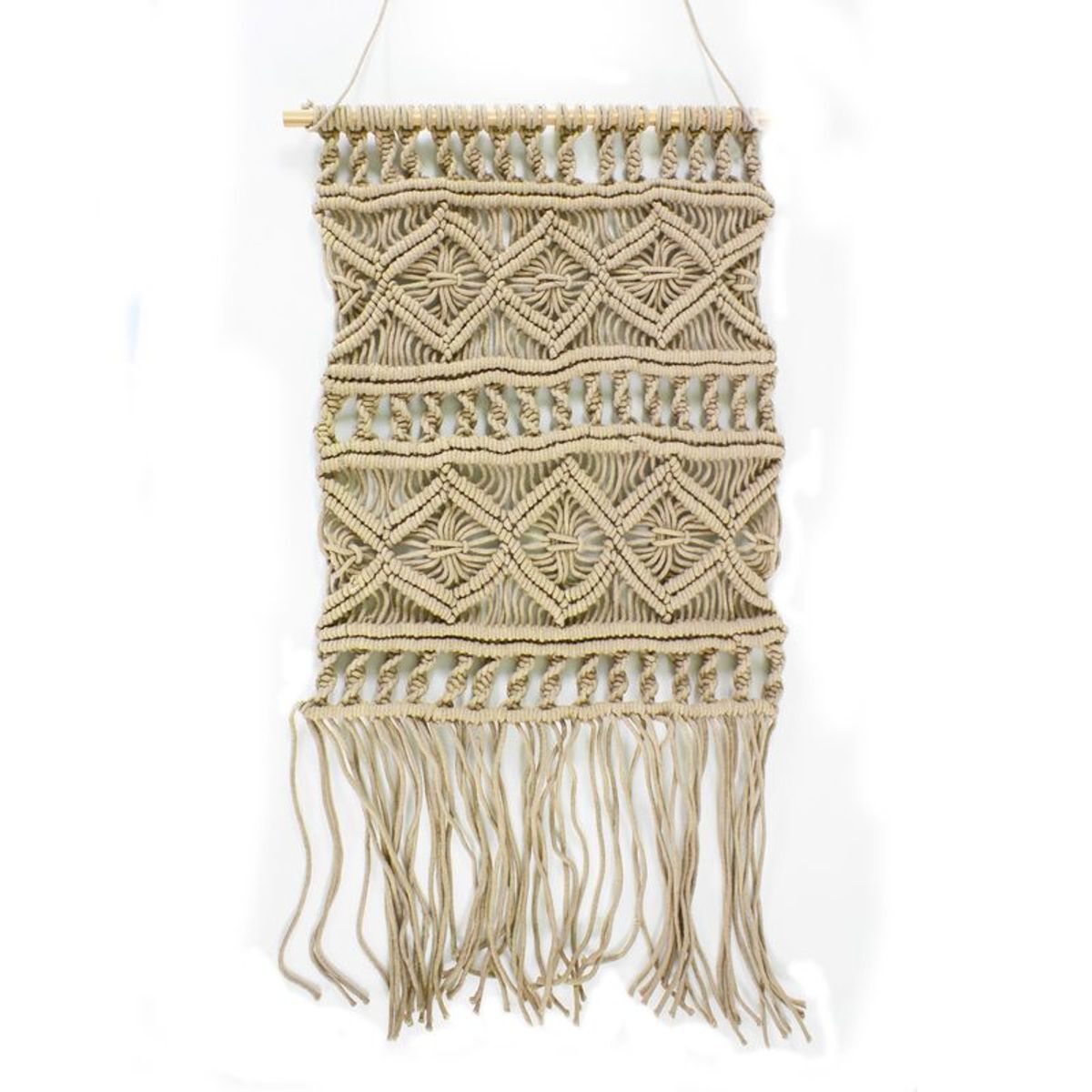Suspension en Macramé - Décoration Murale Bohème | MAZIR Décoration